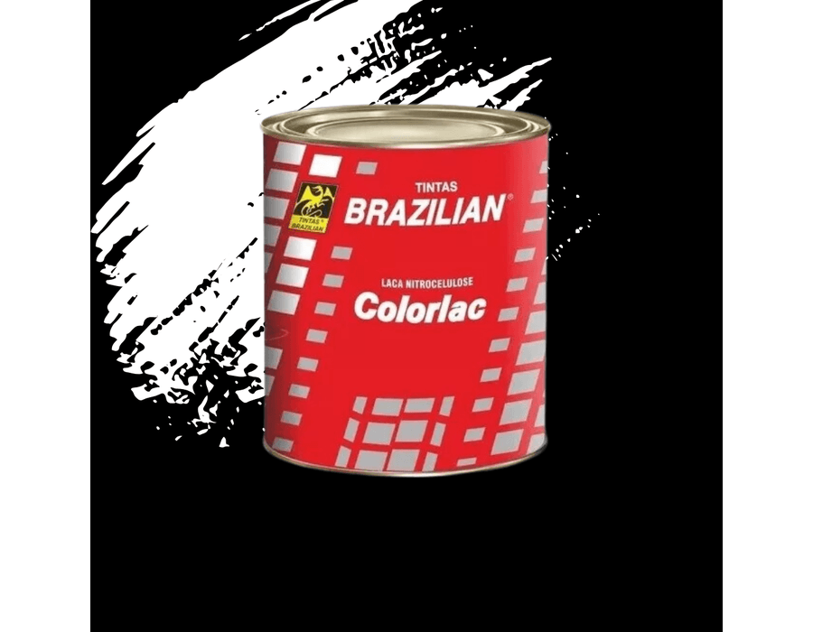 Tinta Brazilian Laca Nitrocelulose Branco Acetinado ml Evolução Tintas