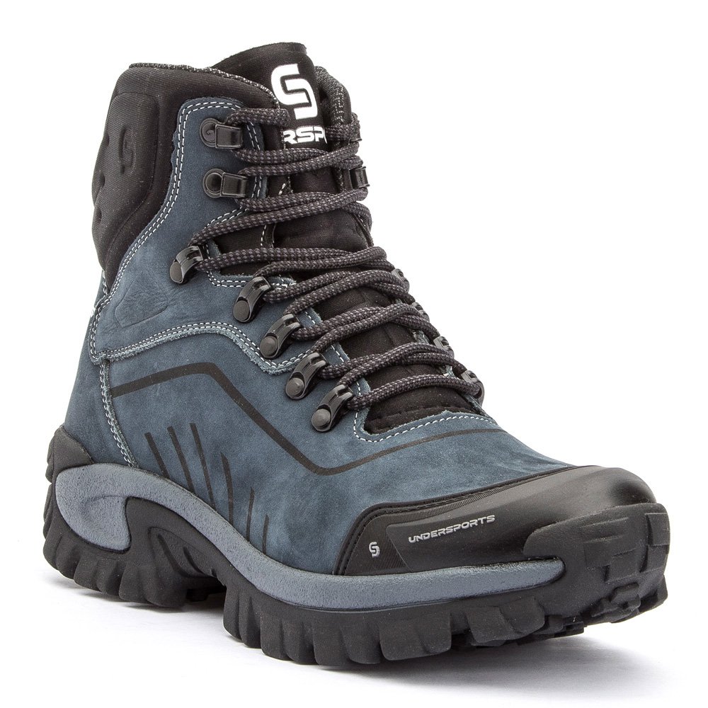 Bota Masculina Adventure Canyon em Couro Legítimo Biqueira Reforçada ...