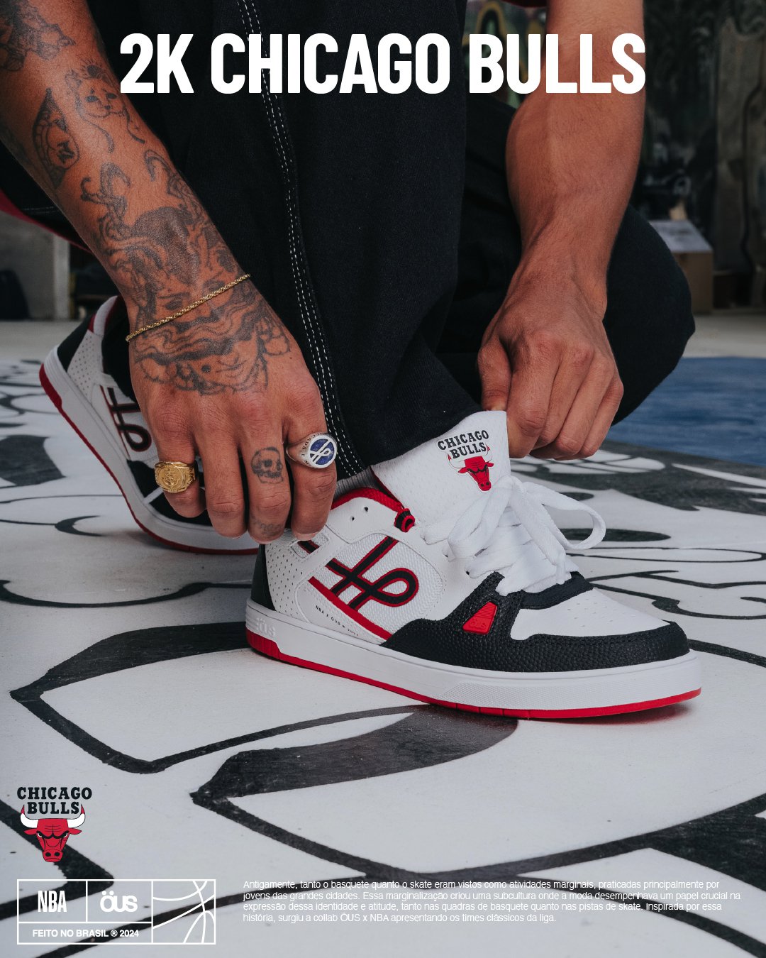 Tênis Öus 2K Nba Chicago Bulls | DREAMS SKATESHOP
