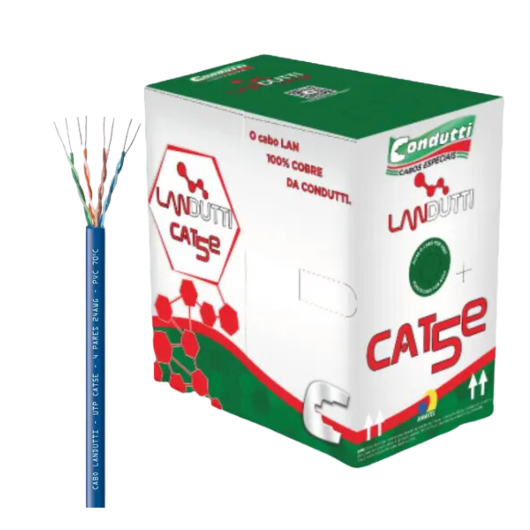 CABO UTP 24AWGX4P CAT.5E | Acretec Distribuidora