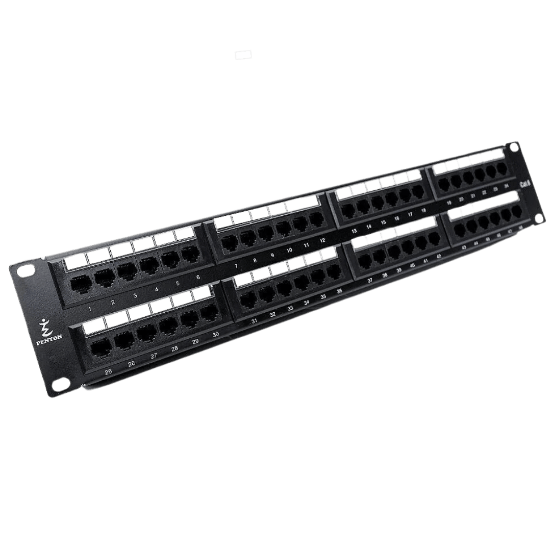 PATCH PANEL 48P RJ45 CAT 6 DLUX | Acretec Distribuidora