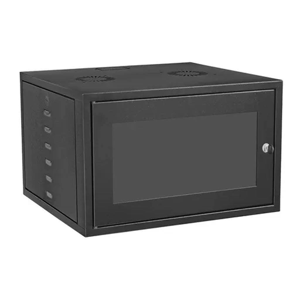 RACK 19 09UX470MM ACR PRETO | Acretec Distribuidora