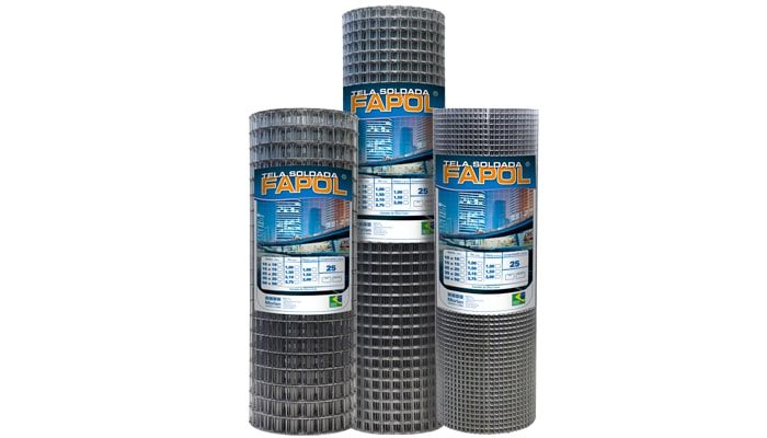 Tela Soldada Fapol 25X25MMX2,10X1,50X25MTS - Morlan | AGROCAC