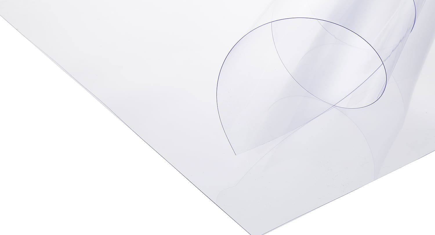 Plástico Transparente PVC Cristal 0.6mm 1m com Papel Cipa | APOLO ARTES