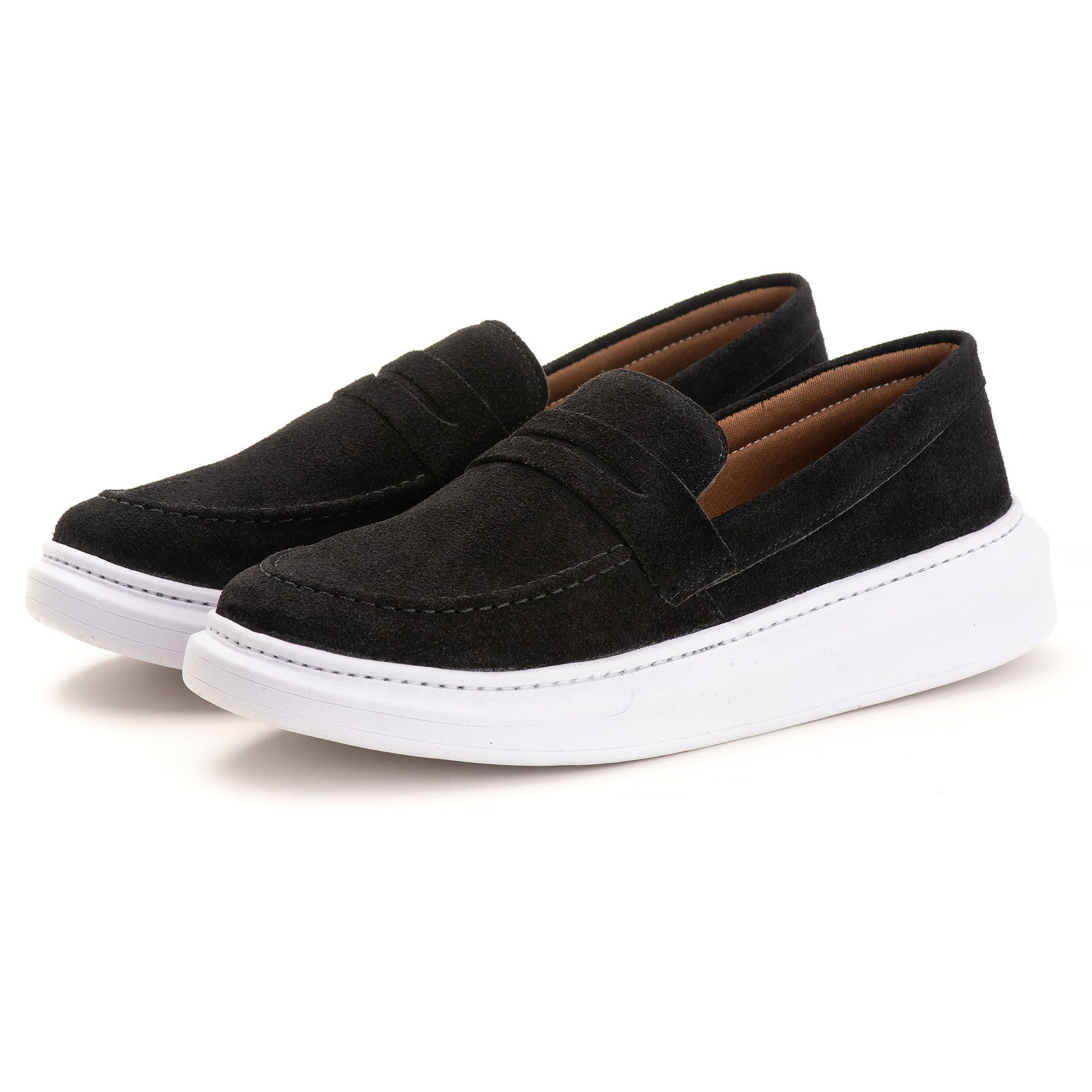 Sapato Masculino Loafer Preto em Camurça | Artoro Calçados