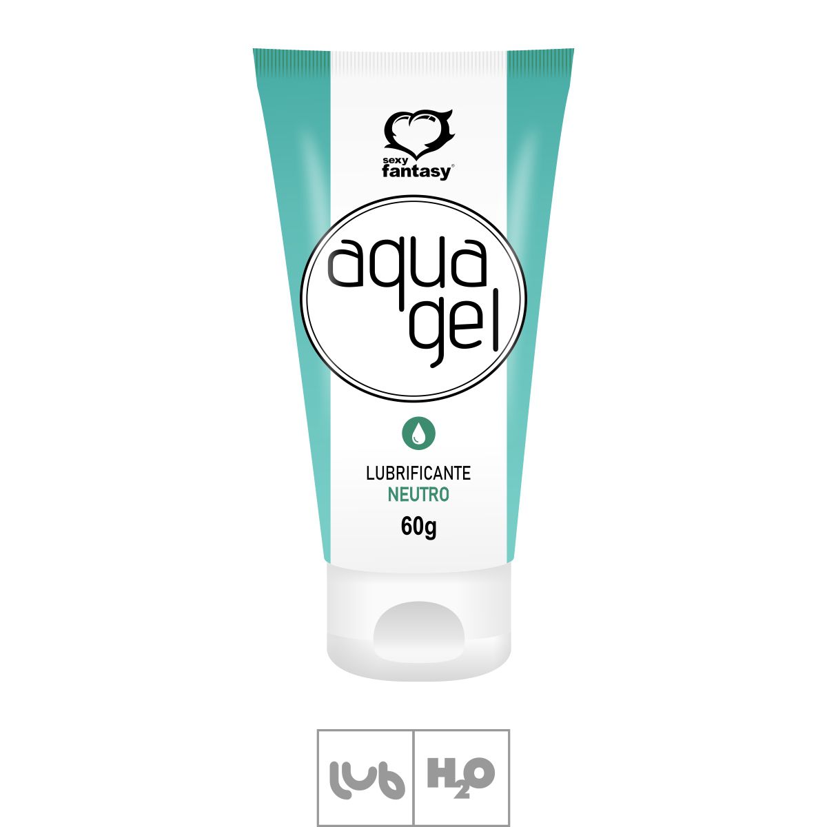 Lubrificante Aqua Gel 60g (ST585)-Neutro-Único ♥ Atacado Star Sex Shop ...