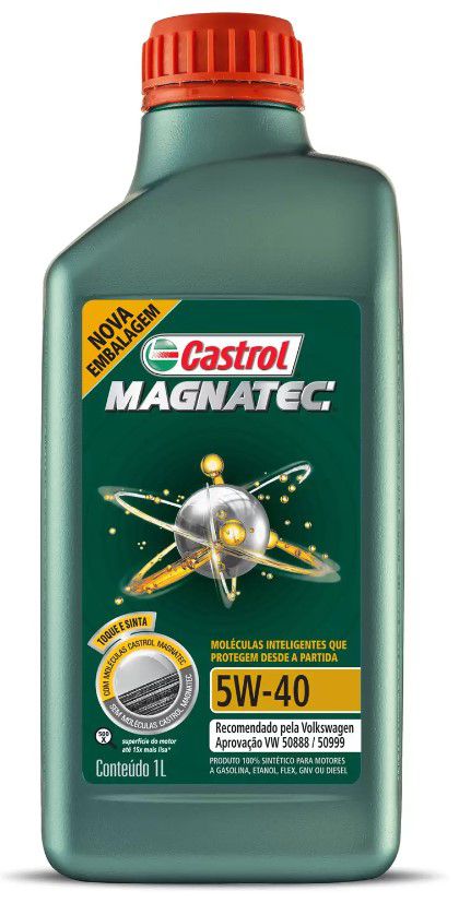 Óleo Lubrificante Castrol Magnatec 508 88 509 99 5W40 100% Sintético ...