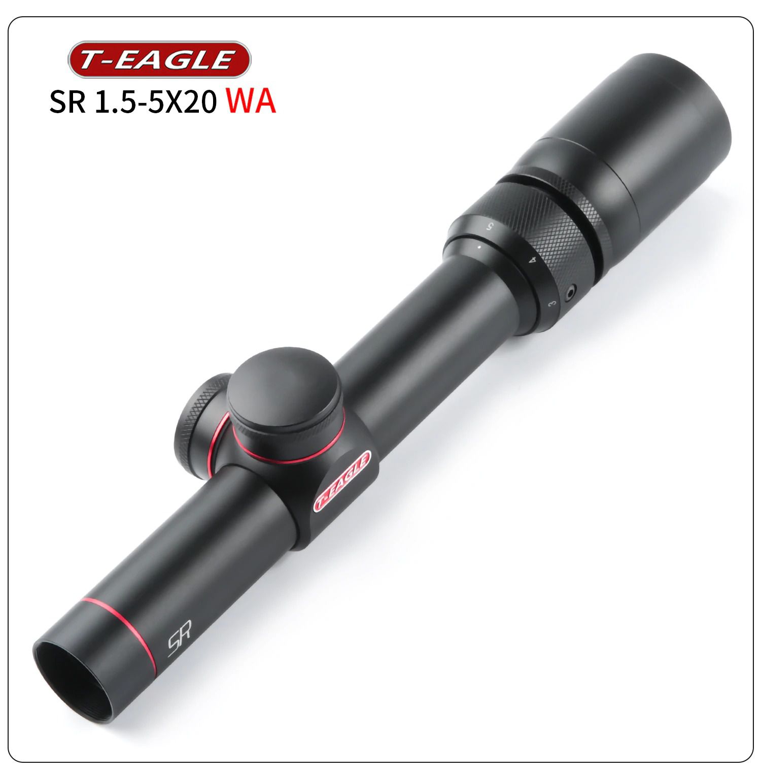 Luneta T-Eagle SR Series SR 1.5-5x20 WA - Airsoft e Armas de Pressão Azsports