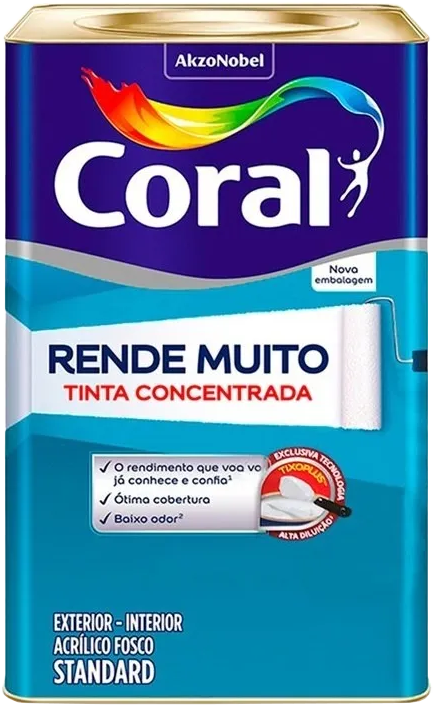 RENDE MUITO CORAL 18L BRANCO | Belacor Tintas