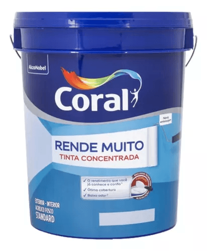 RENDE MUITO CORAL 15L BRANCO BALDE | Belacor Tintas