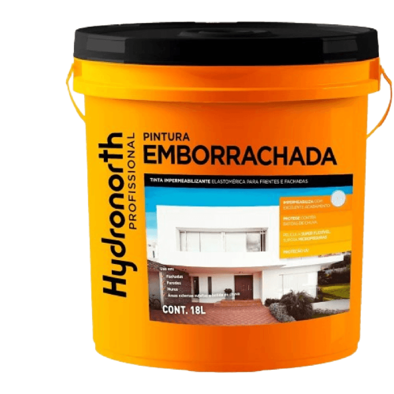 PINTURA EMBORRACHADA HYDR PAREDES E MUROS 18L BRANCO | Belacor Tintas