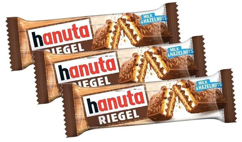 Combo 3 Hanuta Riegel 34,5g d bestcandyz