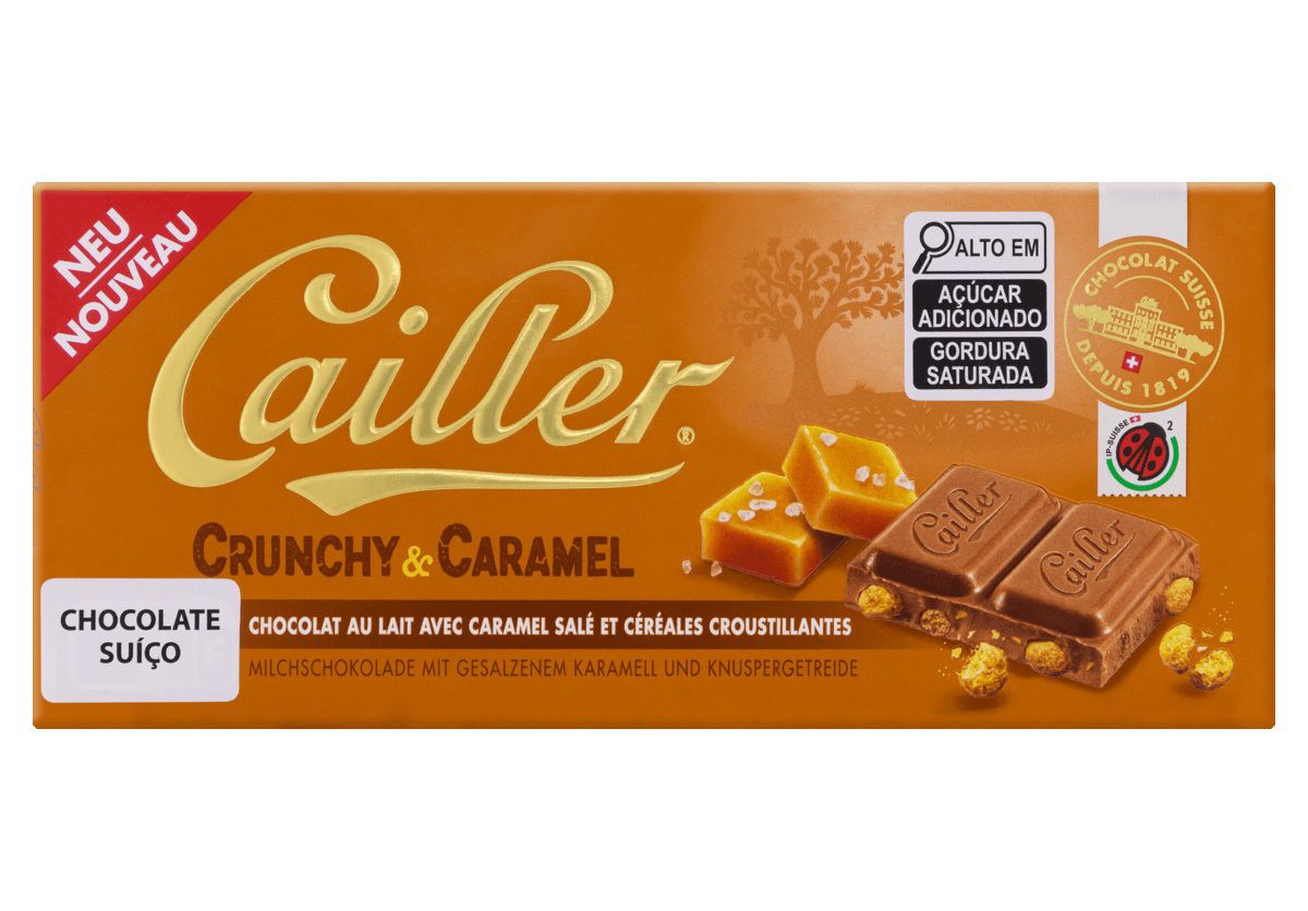 BARRA CAILLER CRUNCHY CARAMEL 100G | bestcandyz
