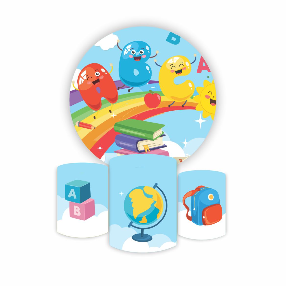 Kit Capa Painel + Trio ABC | Loja | Bibi Painéis