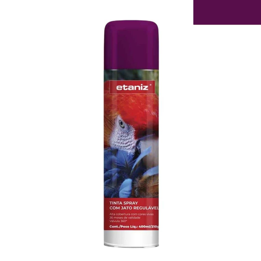 TINTA SPRAY VIOLETA UG ETANIZ - 400ML | Bond Tintas