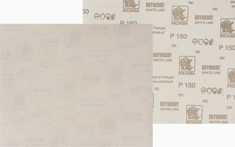 Lixa a seco P220 Rhynodry White - Indasa | Bond Tintas
