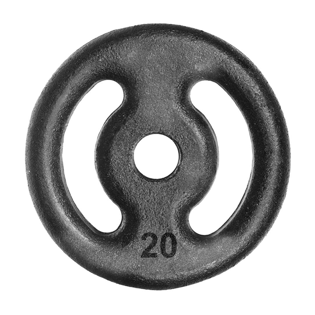 ANILHA PINTADA 20KG - UNIDADE | INICIATIVA FITNESS | Iniciativa Fitness