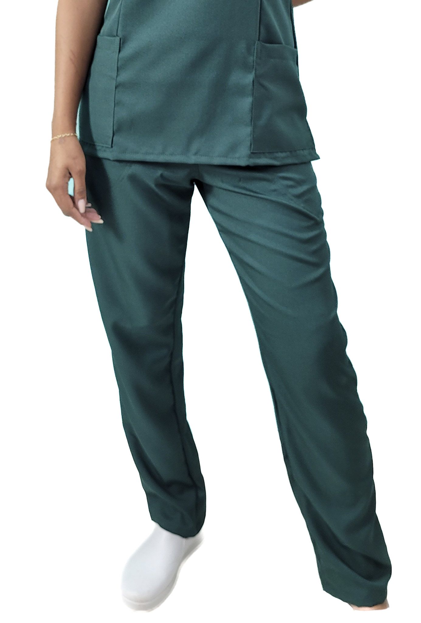 Calça Scrub Verde Botânico Gabardine Pijama Cirúrgico | BRANCURA