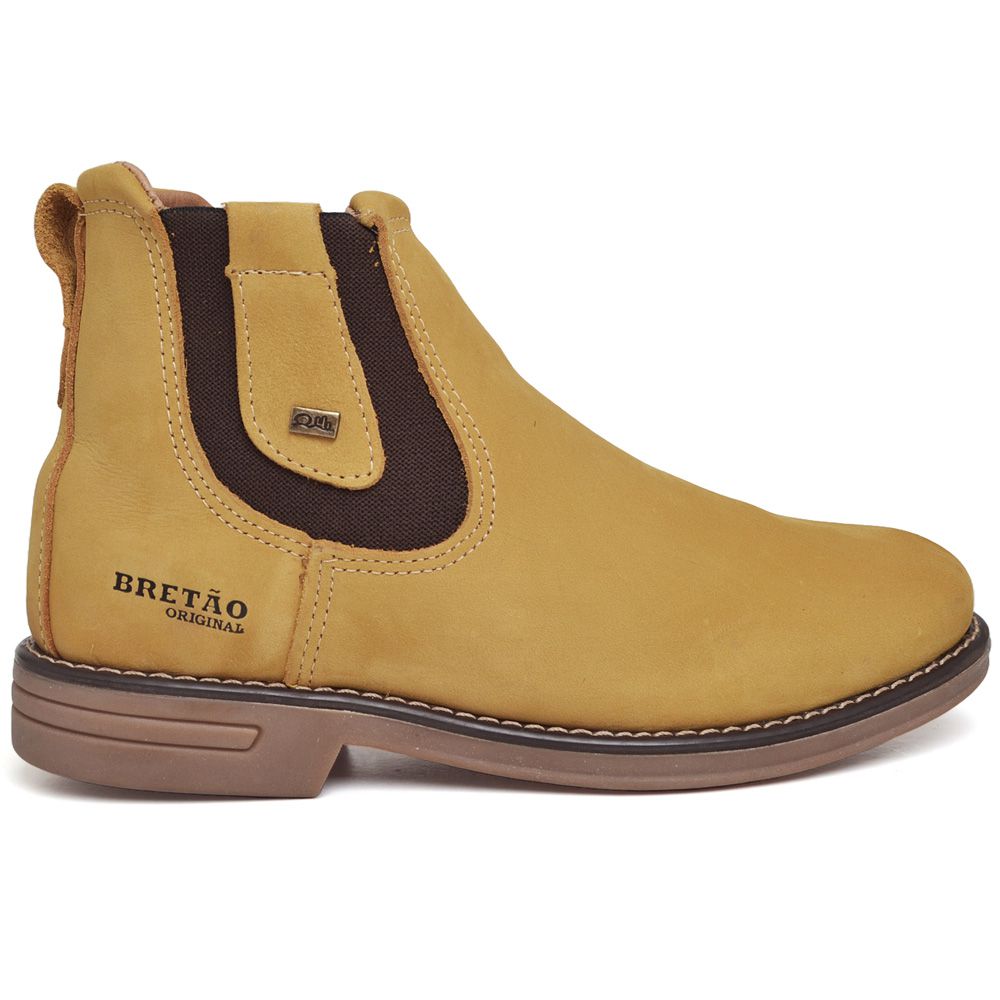 Botina Masculina Mustang Bretão Milho | BRETÃO STORE