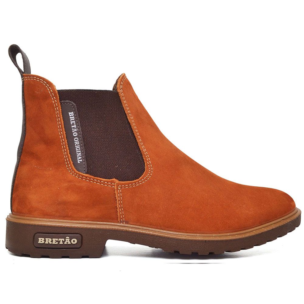 Botina Masculina Chelsea Solado Mônaco Ameixa | BRETÃO STORE