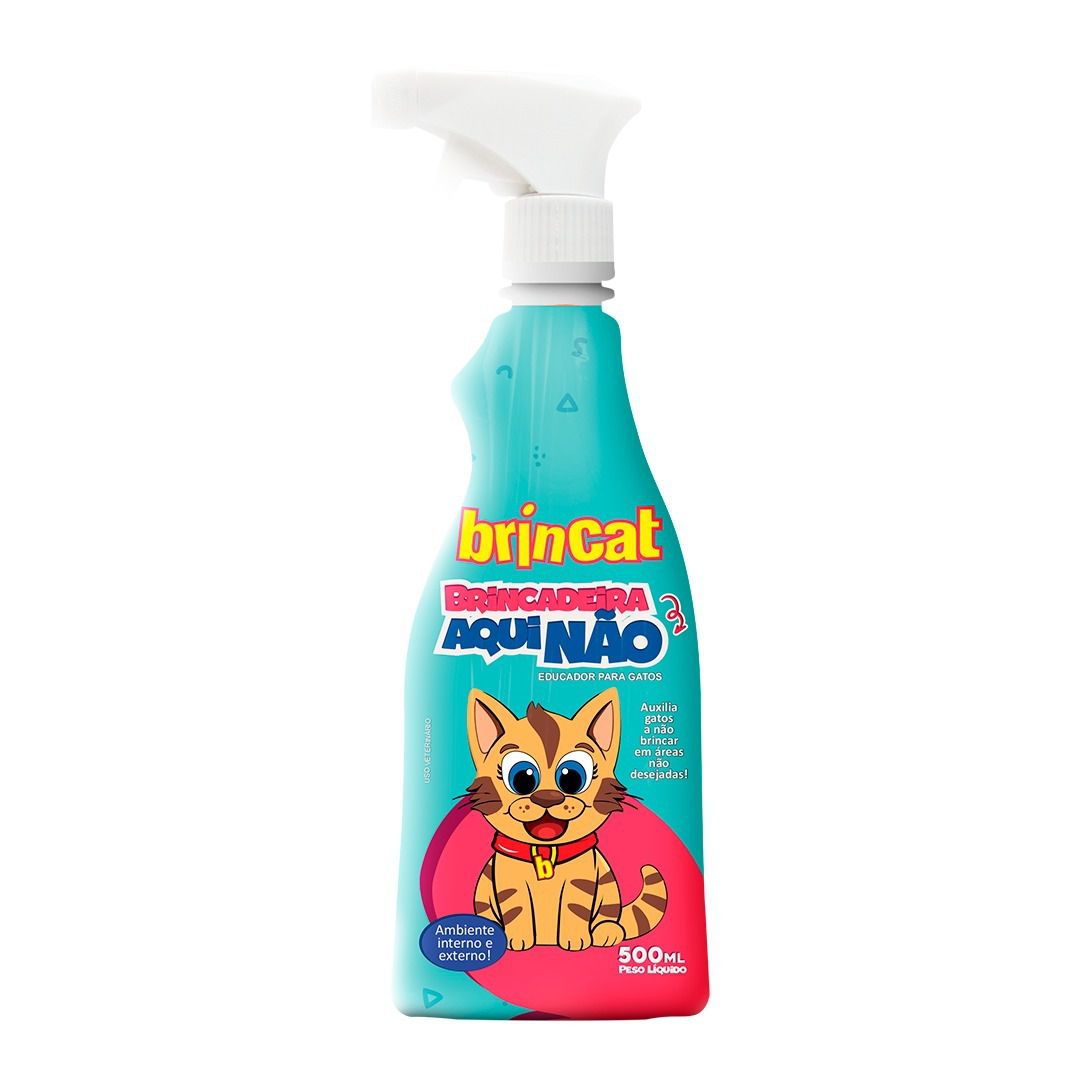Brincat Educador Comportamental Aqui Não para Gatos - 500ml ...