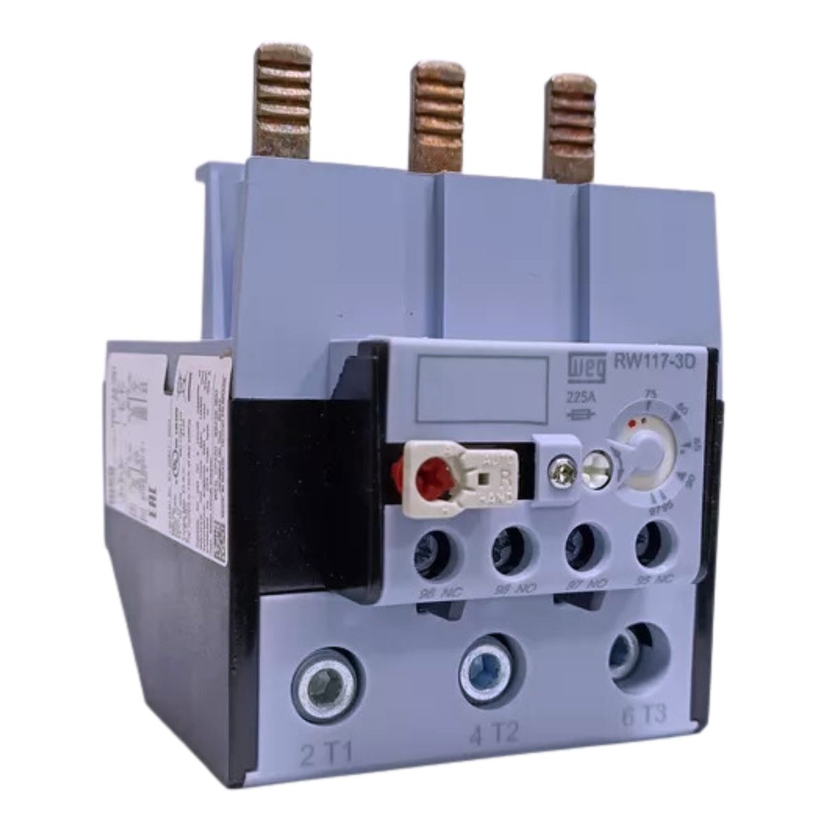 Relé Sobrecarga Térmico 75-97A Tripolar Weg AZ RW117-3D3-U097 ...
