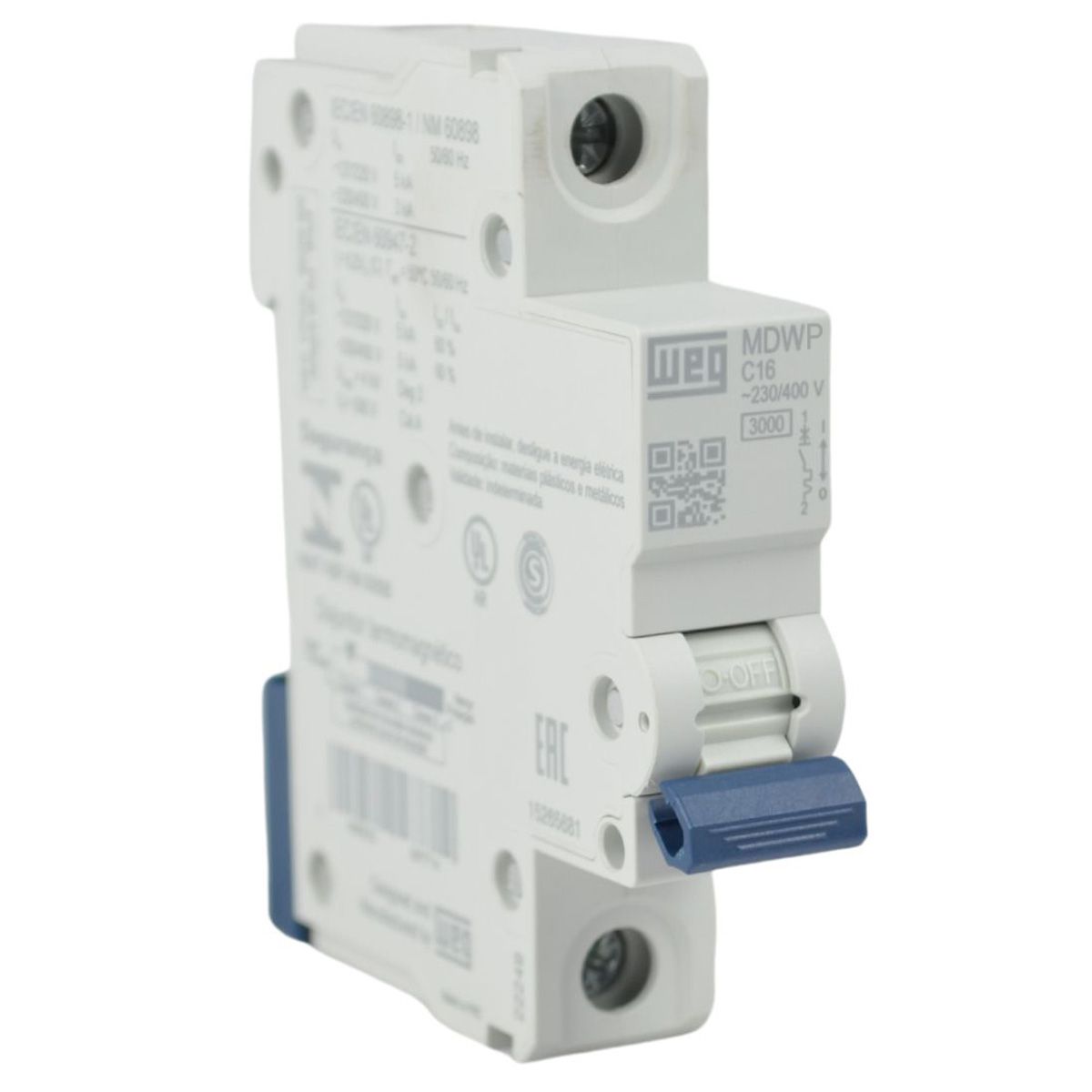 Mini Disjuntor Weg 16A Unipolar Monopolar Din C MDW-C16 | Broketto ...