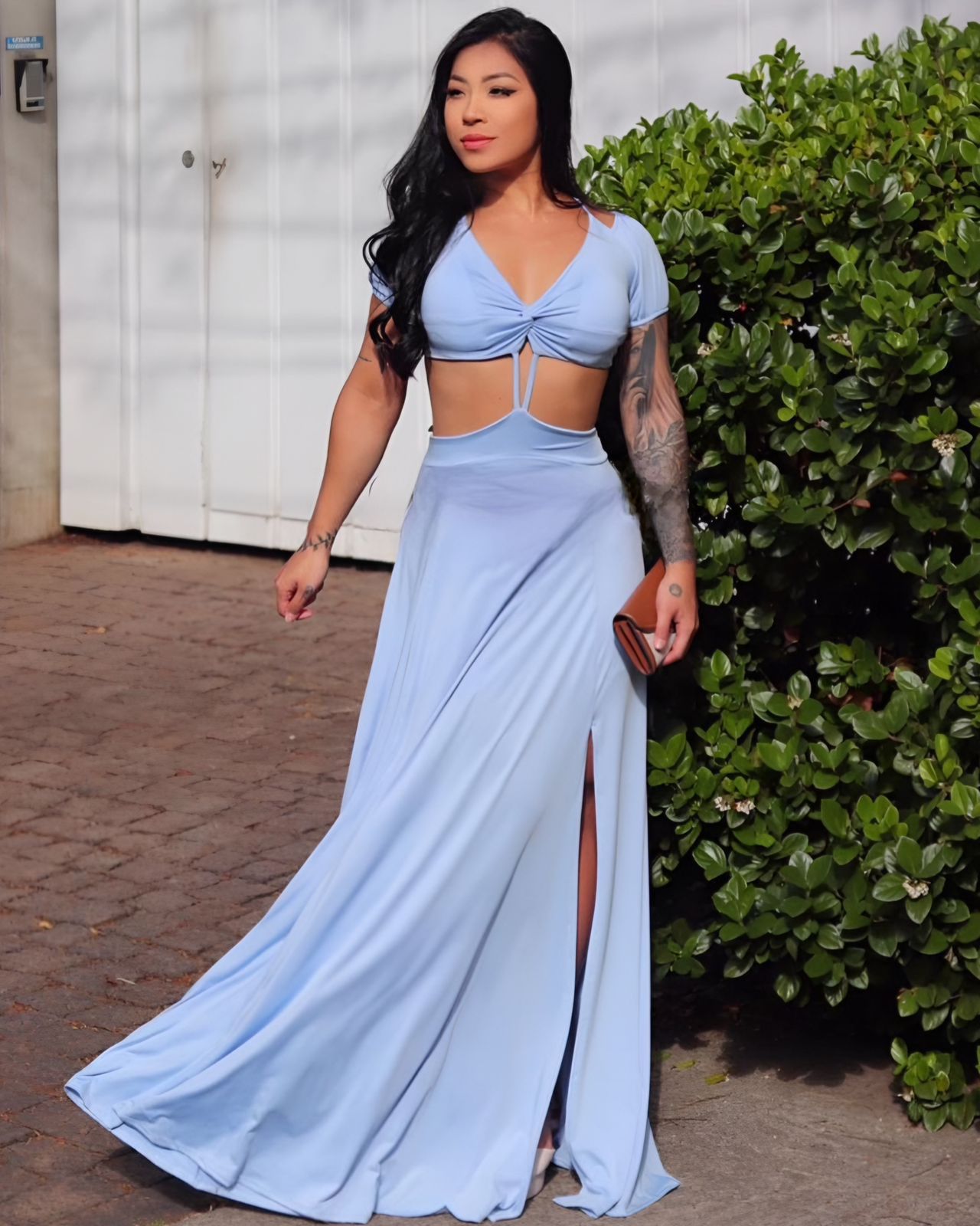 Vestido Gisele Azul | DROPA AQUI