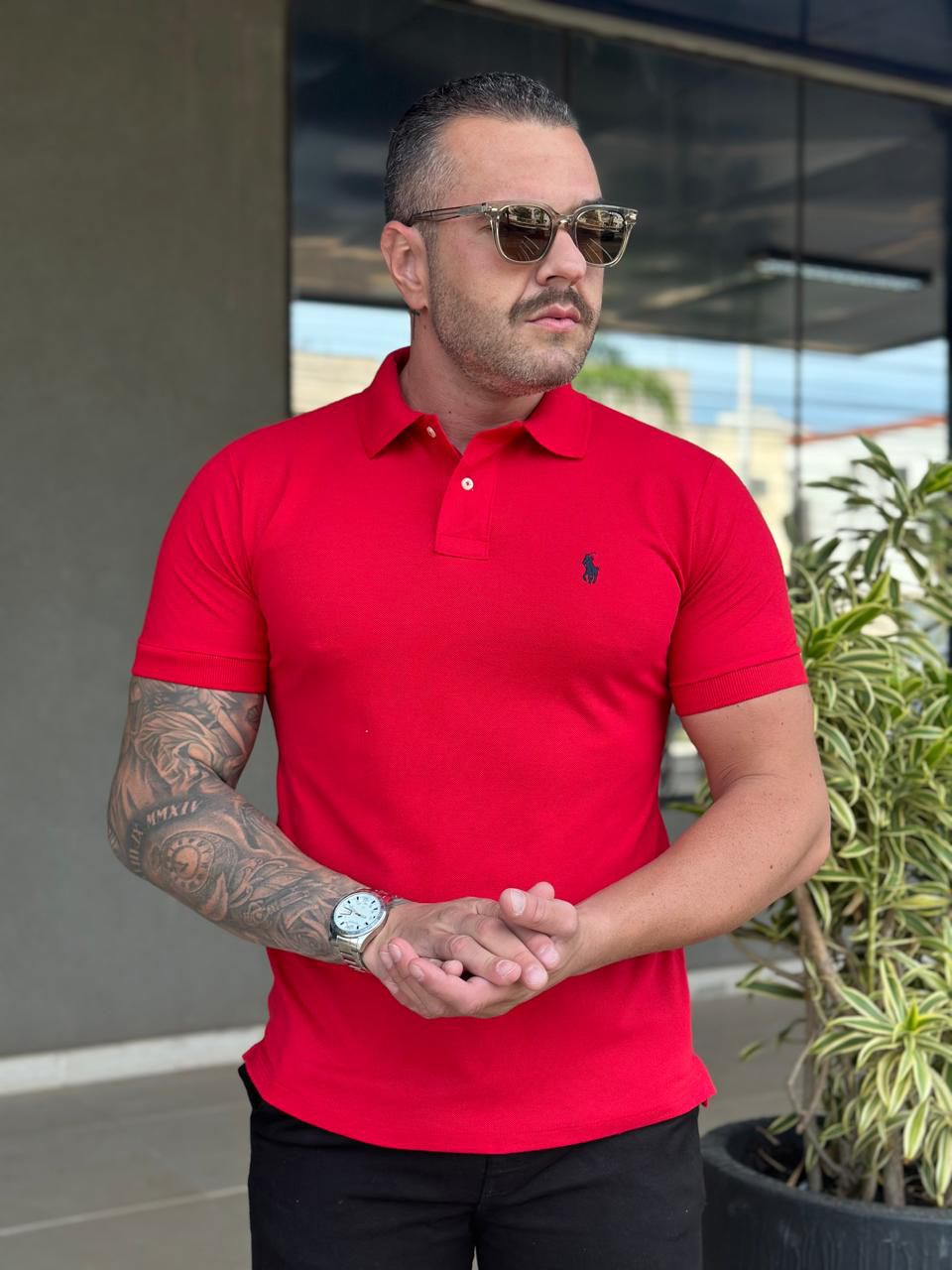 Polo PRL Vermelho | DROPA AQUI