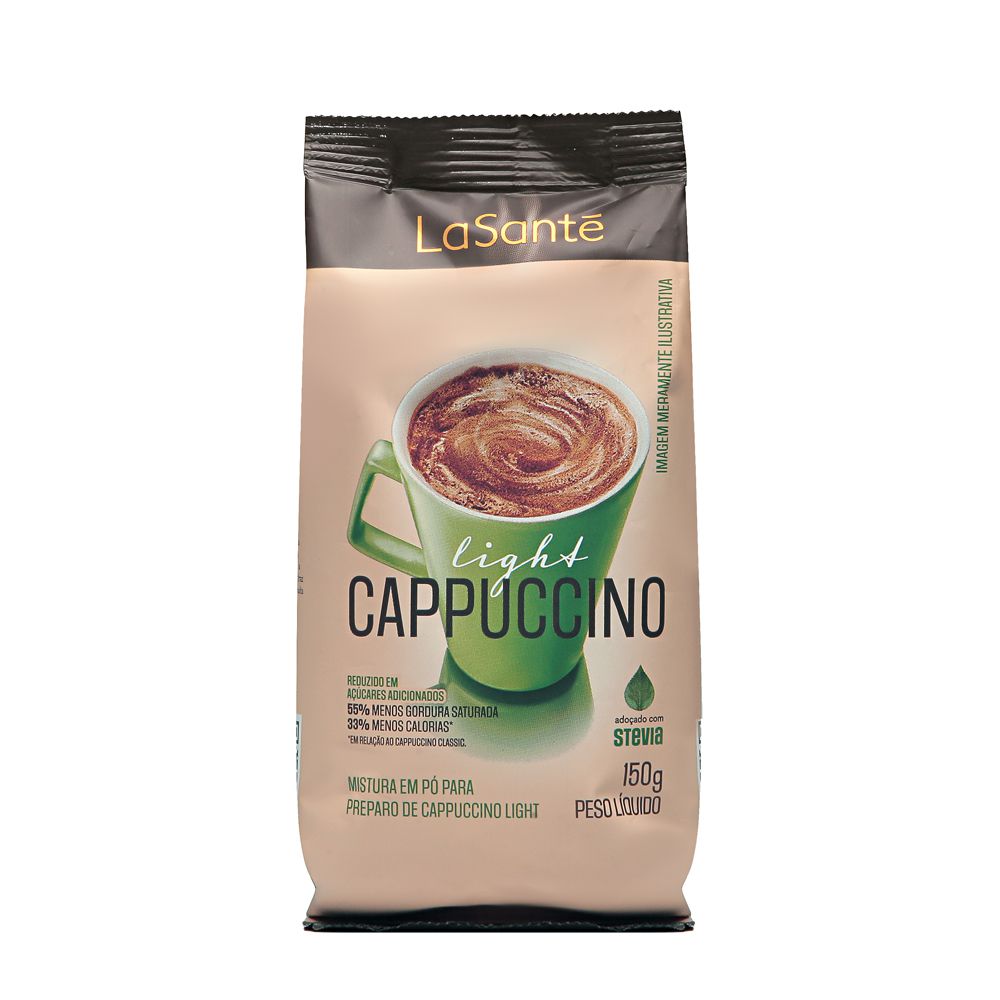 Cappuccino Light La Santé Adoçado com Stévia 150g | LaSanté