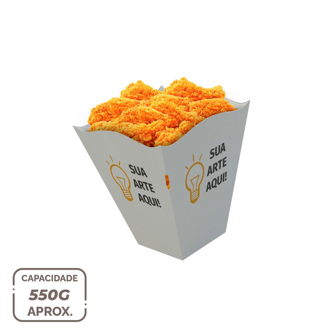 BOX FRANGO FRITO PERSONALIZADO - 3000 UNIDADES | CaixaMix Embalagens