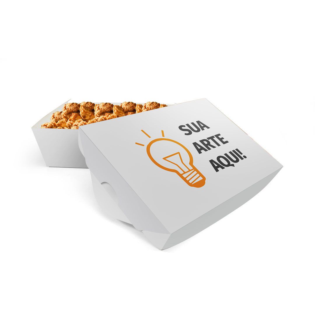 BOX FRITURA PREMIUM GRANDE - 5000 UNIDADES | CaixaMix Embalagens