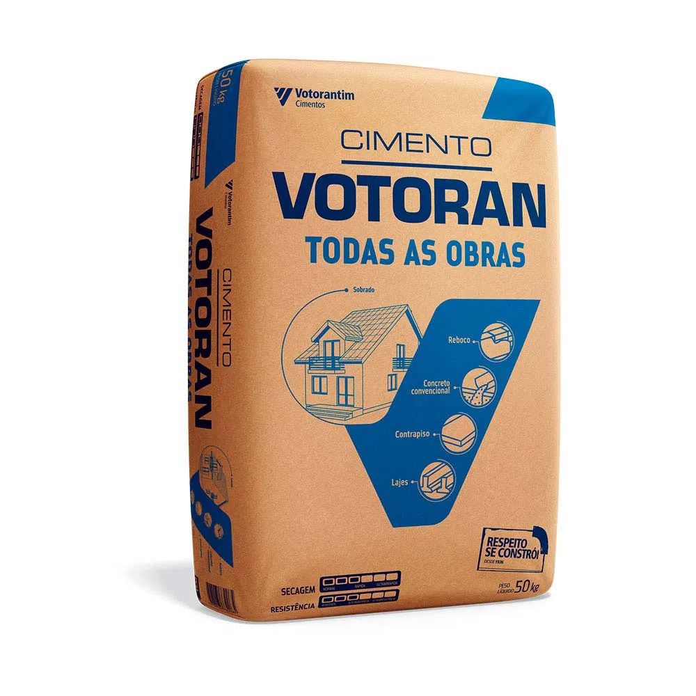 CIMENTO COMUM CPII-Z-32R 50KG. TODAS AS OBRAS | Calura