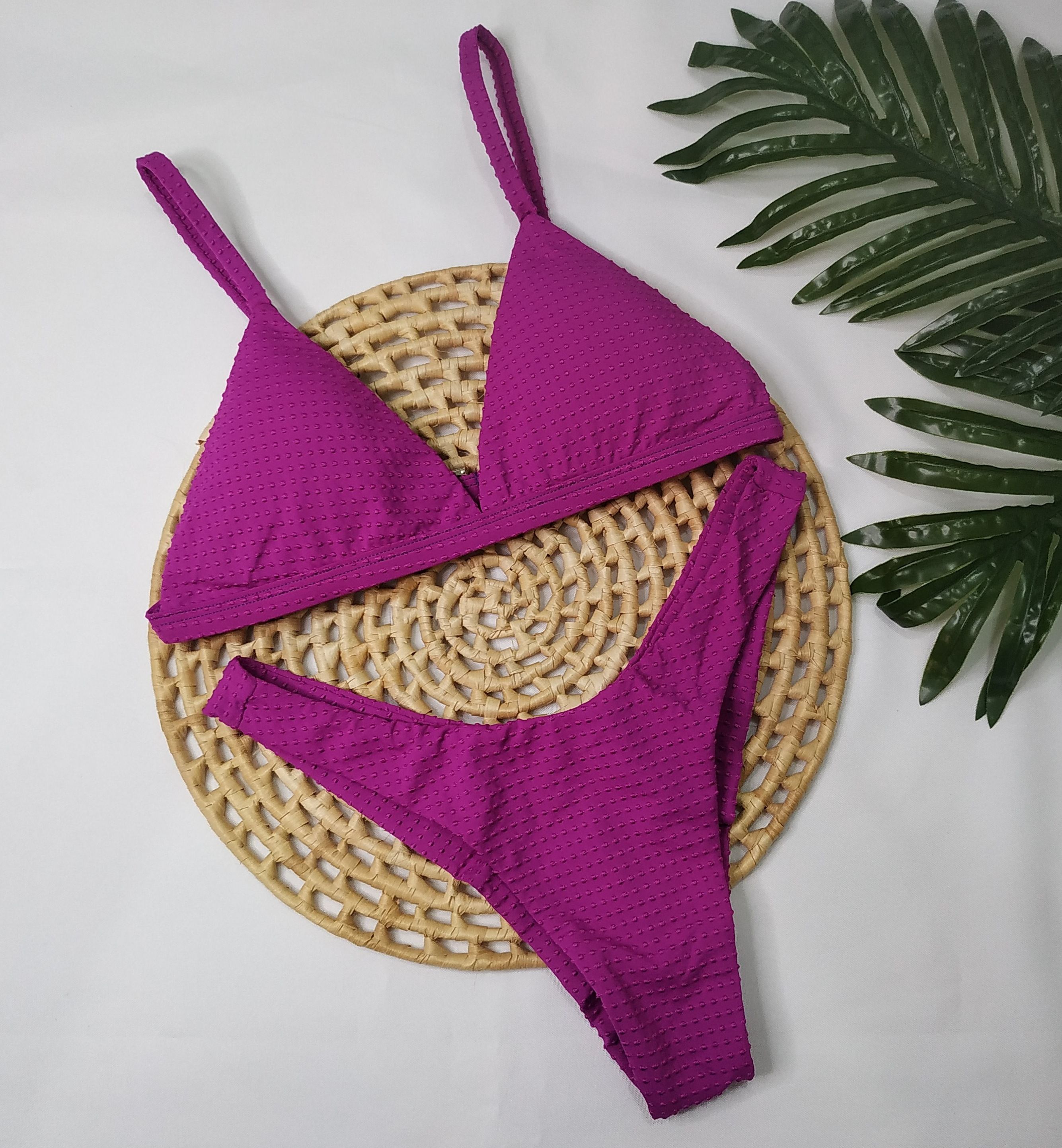 New Comfort Dots Lilás | CARIOKAS MODA PRAIA