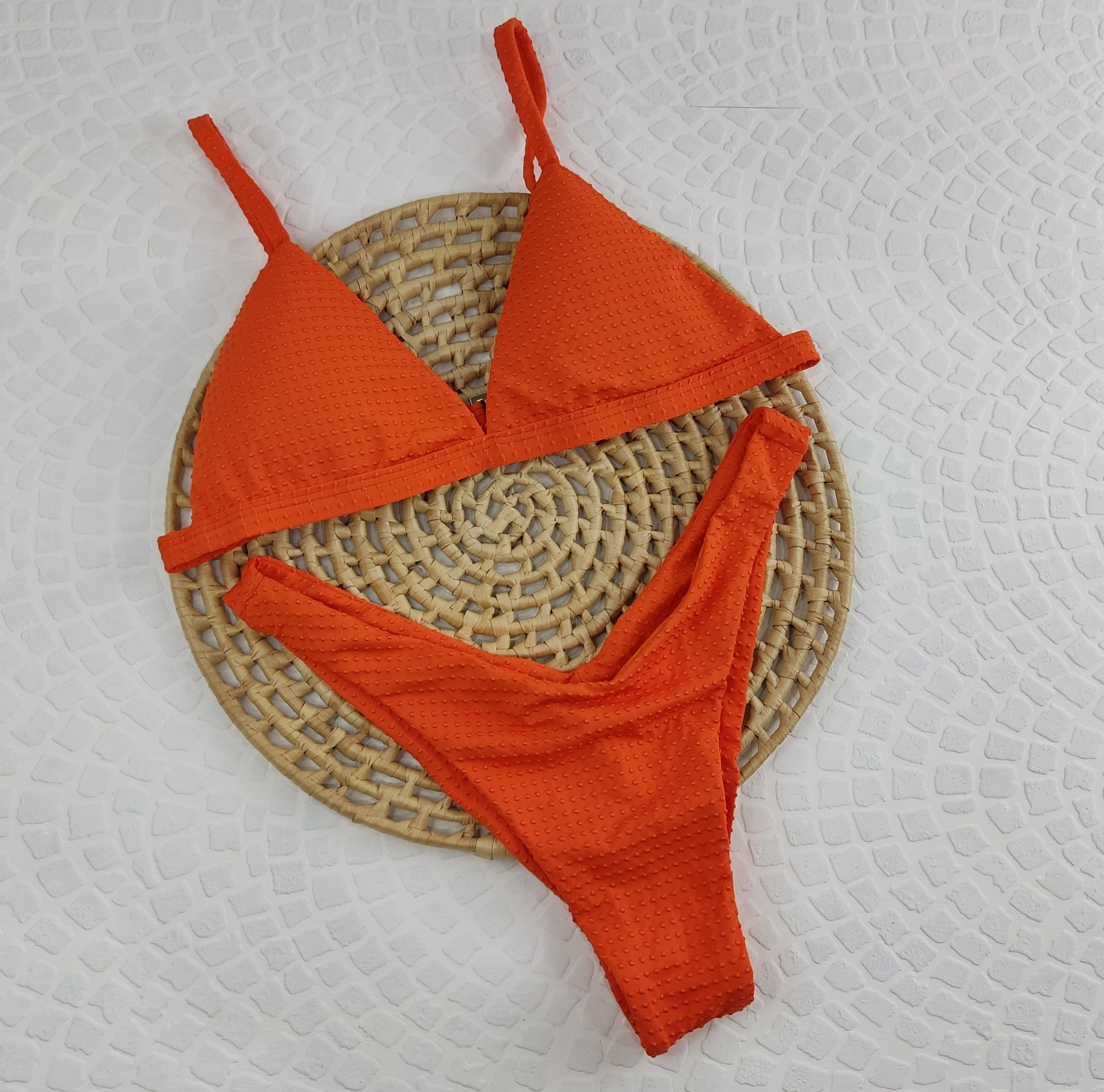 New Comfort Dots Laranja | CARIOKAS MODA PRAIA