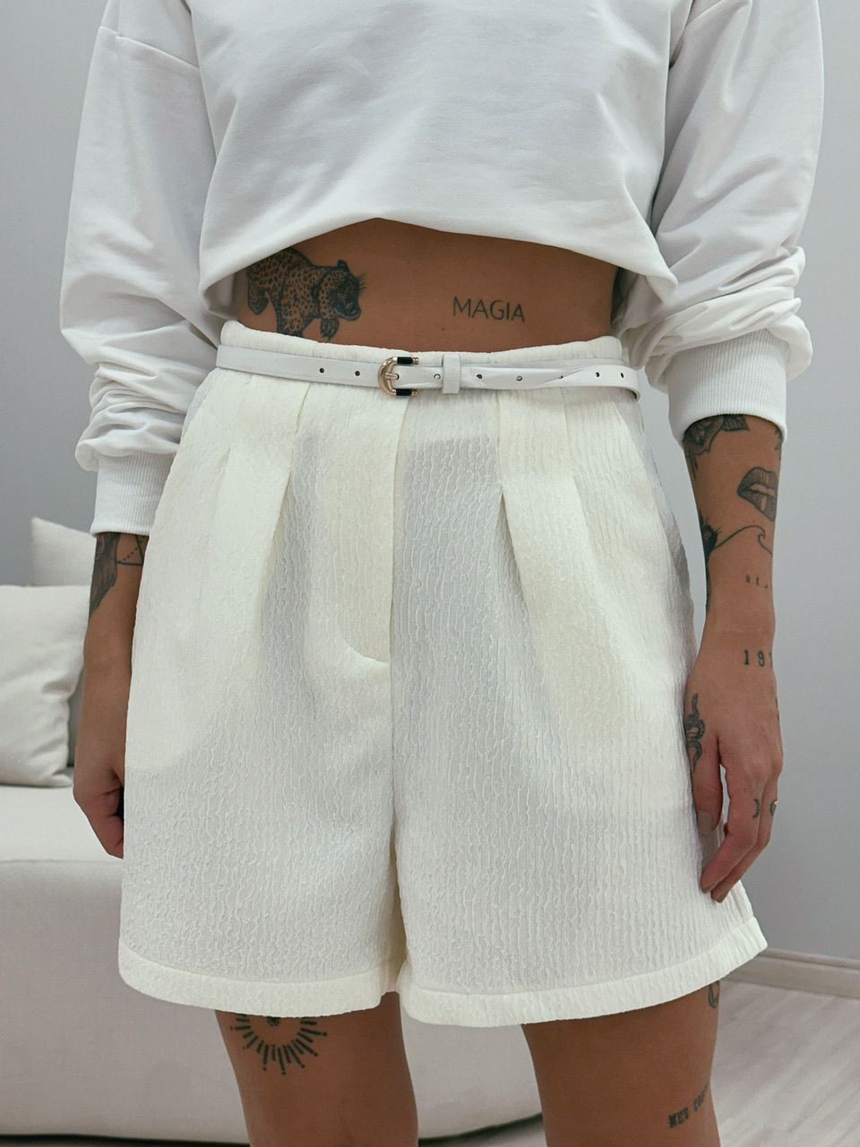 SHORT AMANDA COM CINTO | CAROLLA FERRARO