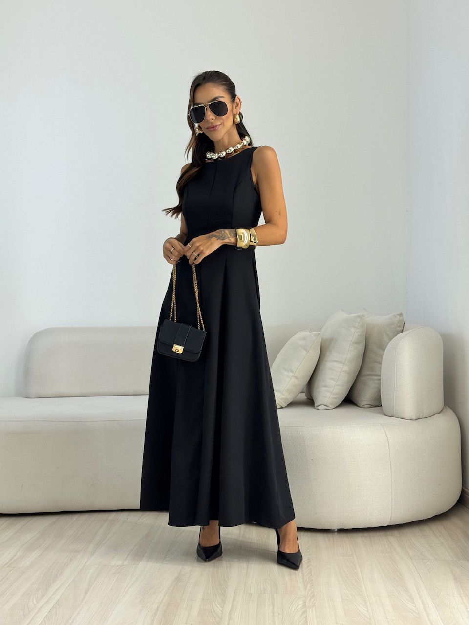 VESTIDO BEATRIZ LONGO | CAROLLA FERRARO