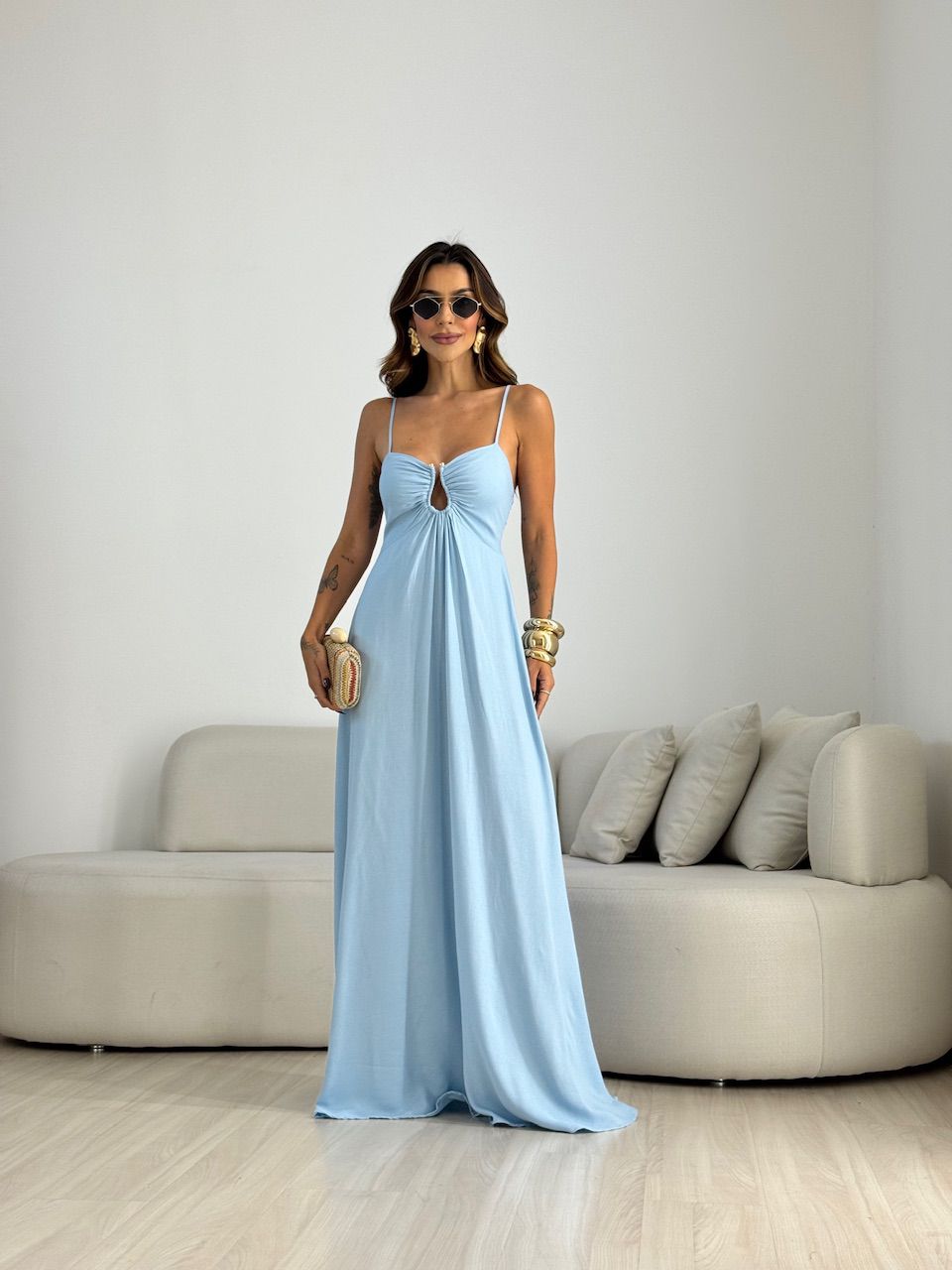VESTIDO EMILY LONGO | CAROLLA FERRARO