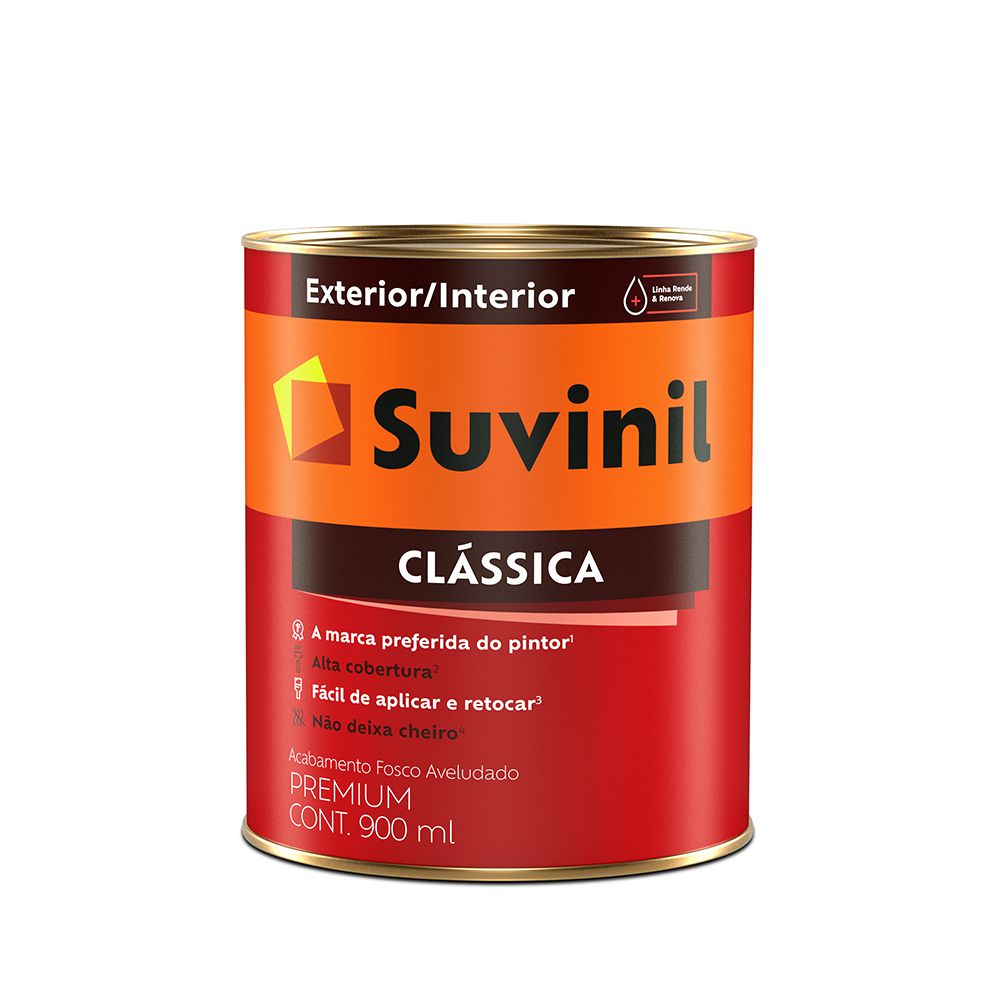 Tinta Clássica PVA Suvinil 900ml | Casa Costa Tintas