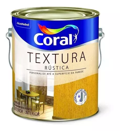 TEXTURA RÚSTICA BRANCO 7KG CORAL | Casa do Viana