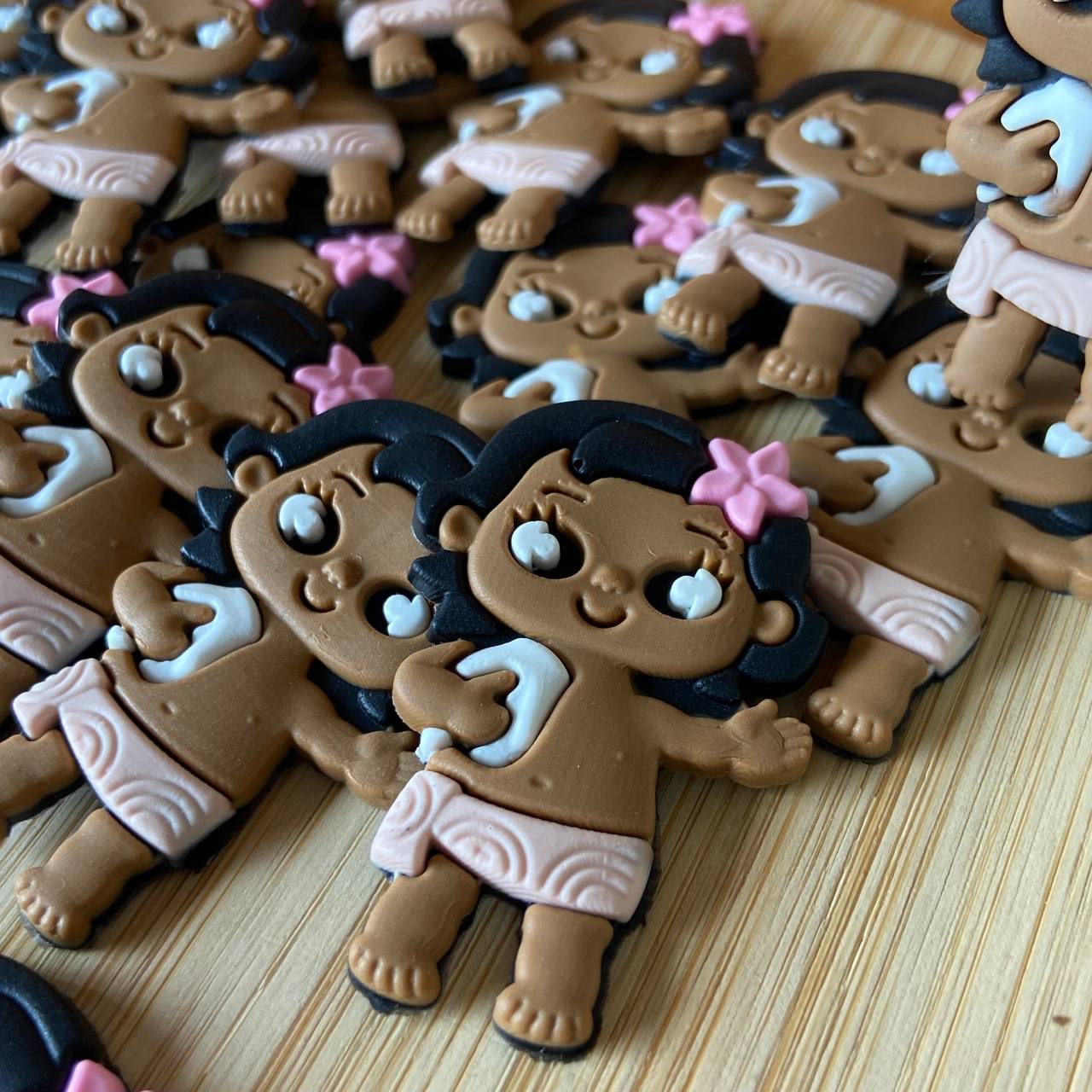 Aplique Emborrachado Moana Baby 4cm - 10 unidades | CHAMMA FESTA