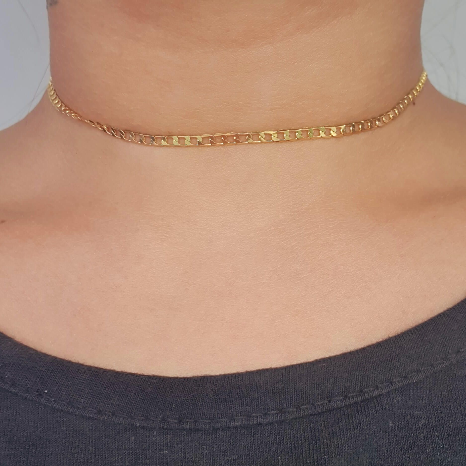 Colar Folheado A Ouro 18K Elos - Chérie Bijoux