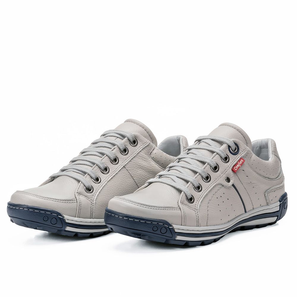 Sapatênis Masculino Couro Gelo Comfort | Ranster Comfort