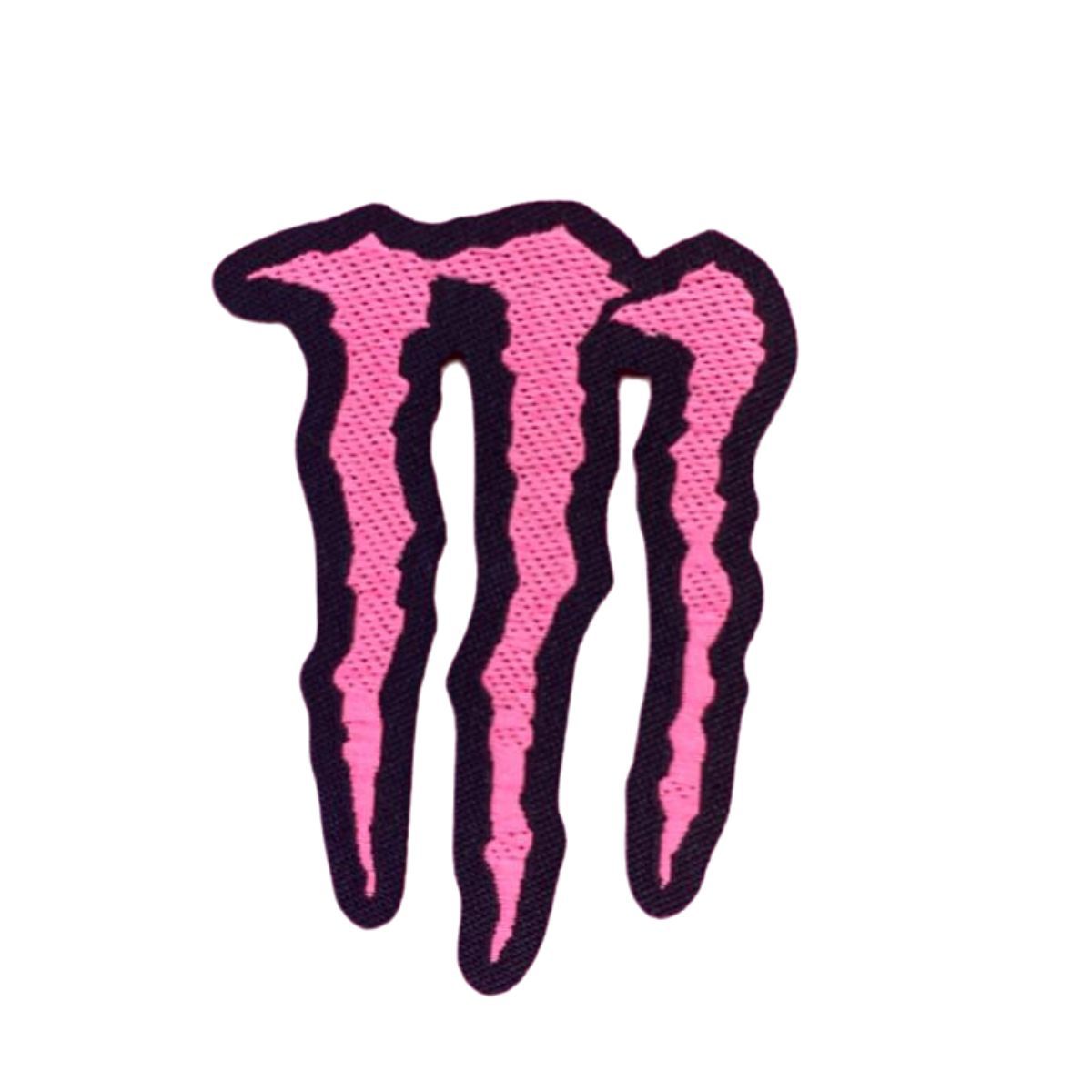 Adesivo Bordado para Chapéu auto colante M com garra Monster Pink - REF ...