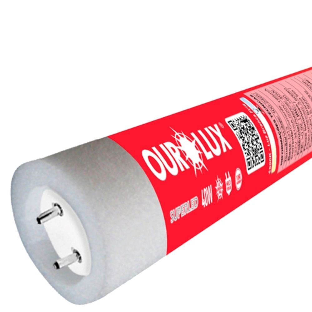 Lampada Tubo Led HO 40 Watts 6500K Bivolt de Vidro Leitosa – Ourolux ...