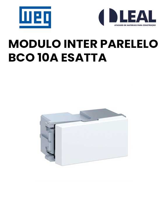 MODULO INTER PARALELO BRANCO 10A ESATTA | Comercial Leal