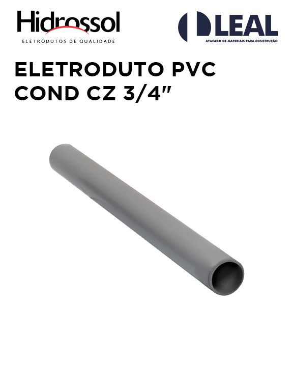 ELETRODUTO PVC COND CZ 3/4 | Comercial Leal