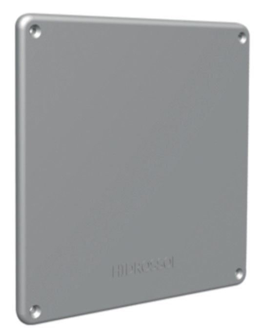 TAMPA CEGA PVC COND CINZA 20X20 HIDROSSOL | Comercial Leal