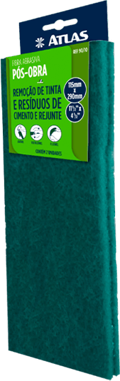 FIBRA ABRASIVA DE LIMPEZA POS OBRA ATLAS (2 UN) | Comercial Leal