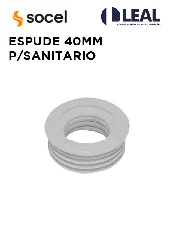 ESPUDE 40MM PARA SANITÁRIO | Comercial Leal